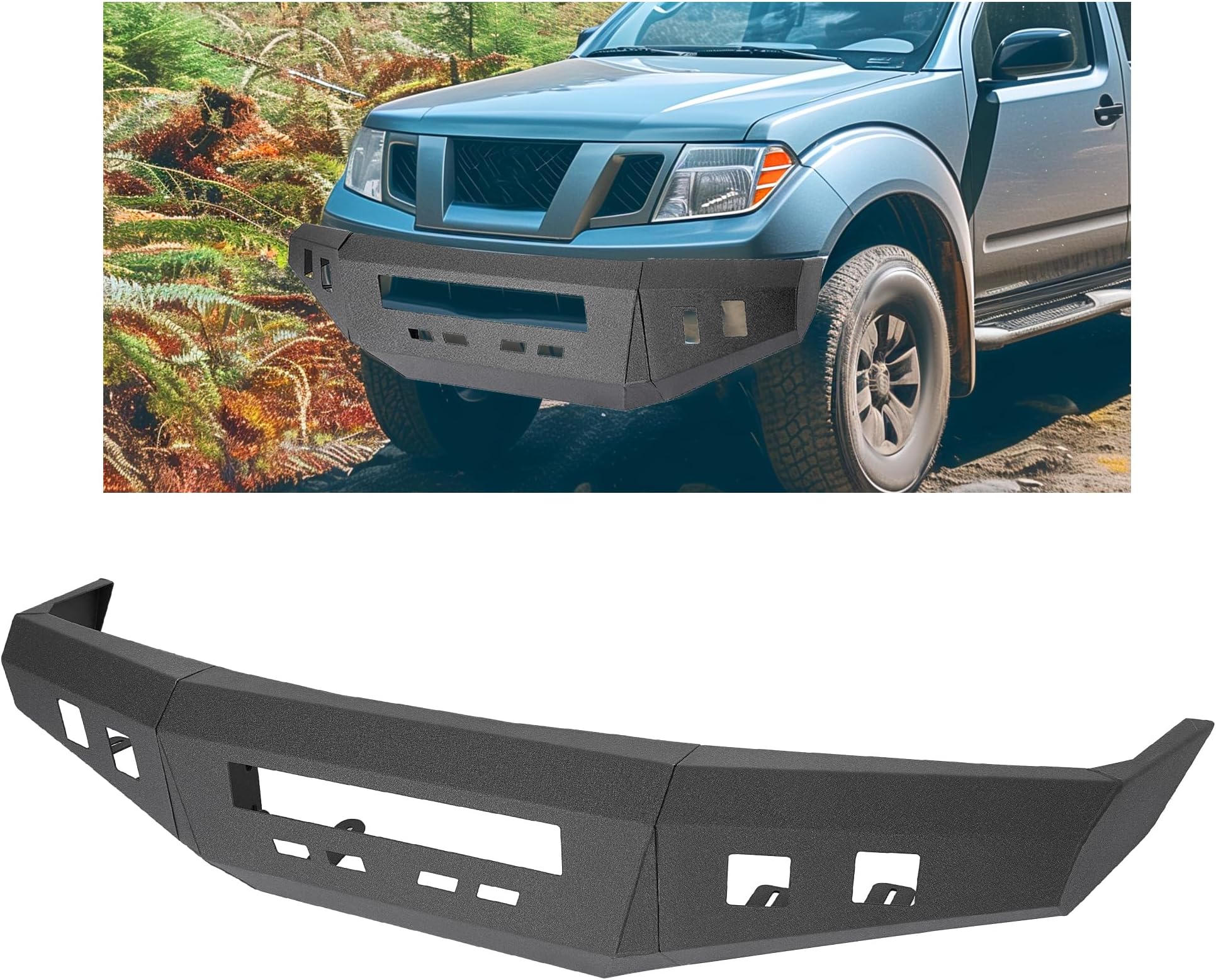 Amazon.com: KUAFU Front Bumper Compatible with 2005-2022 Nissan ...
