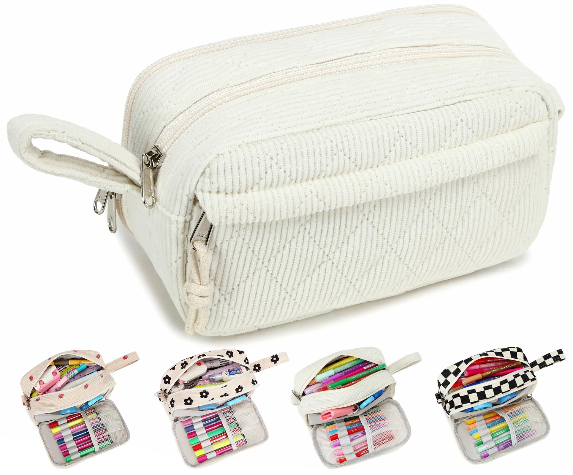 Snapklik.com : Bluboon Big Capacity Pencil Case Pencil Pouch Pen Case ...