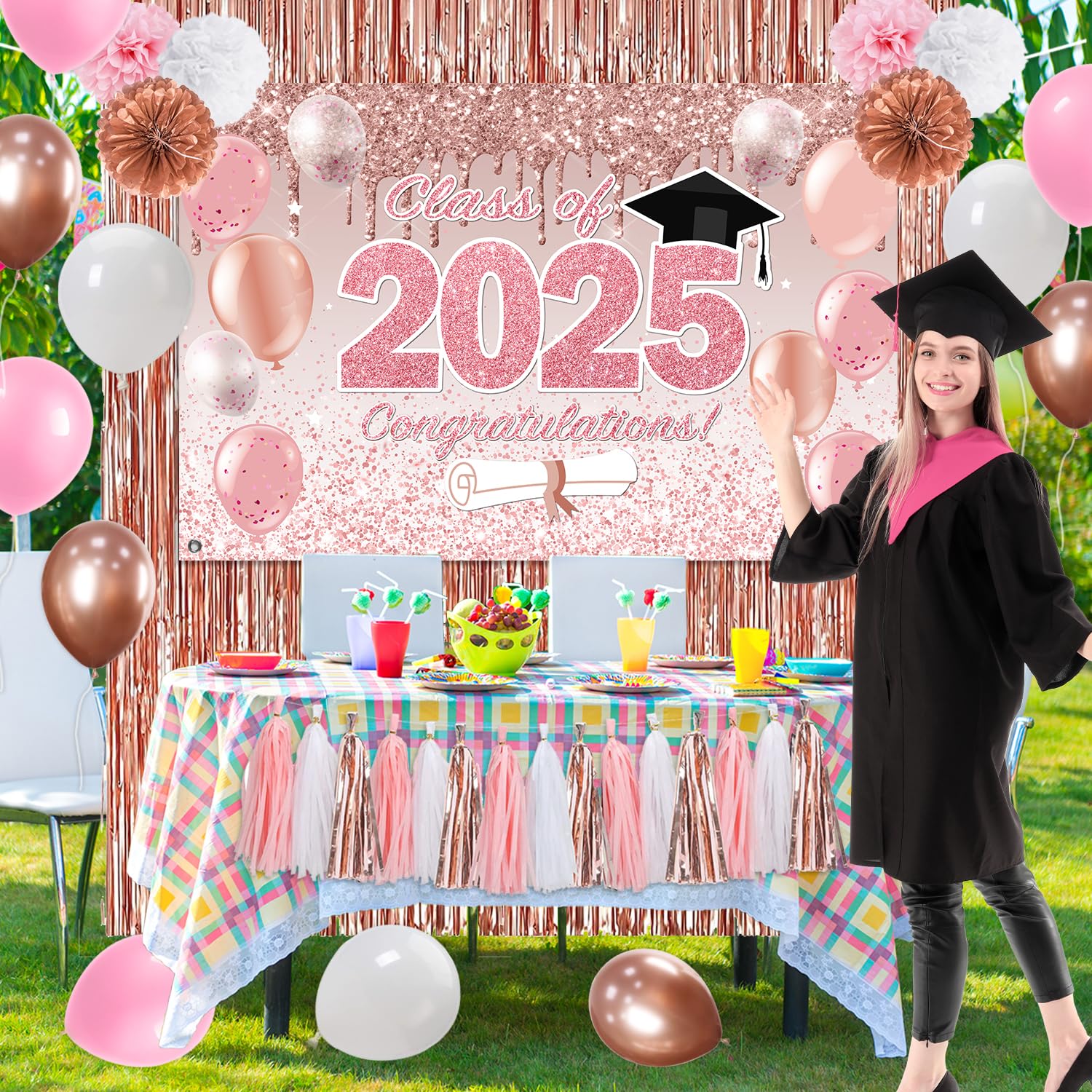Pink Gradution Decorate LoveKess Clothing Graduation Box Decorations