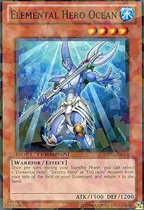 Amazon.com: Yu-Gi-Oh! - Elemental Hero Ocean (DT05-EN014) - Duel Terminal 5-1st Edition - Common ...