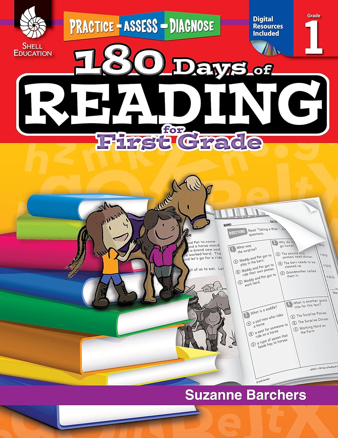 Amazon.com: 180 Days of Reading: Grade 1 - Daily Reading Workbook for ...