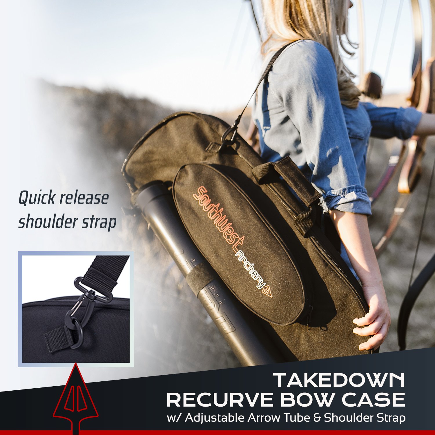 Takedown Bow Case Southwest Archery Universal Takedown Recurve Bow Case ...