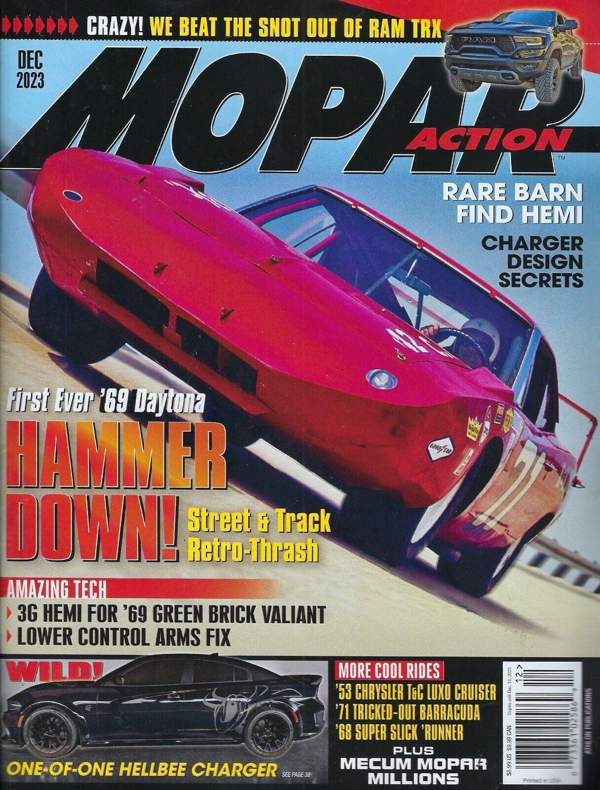 Mopar Action Magazine December 2023 Hammer Down: MoPar: Amazon.com: Books
