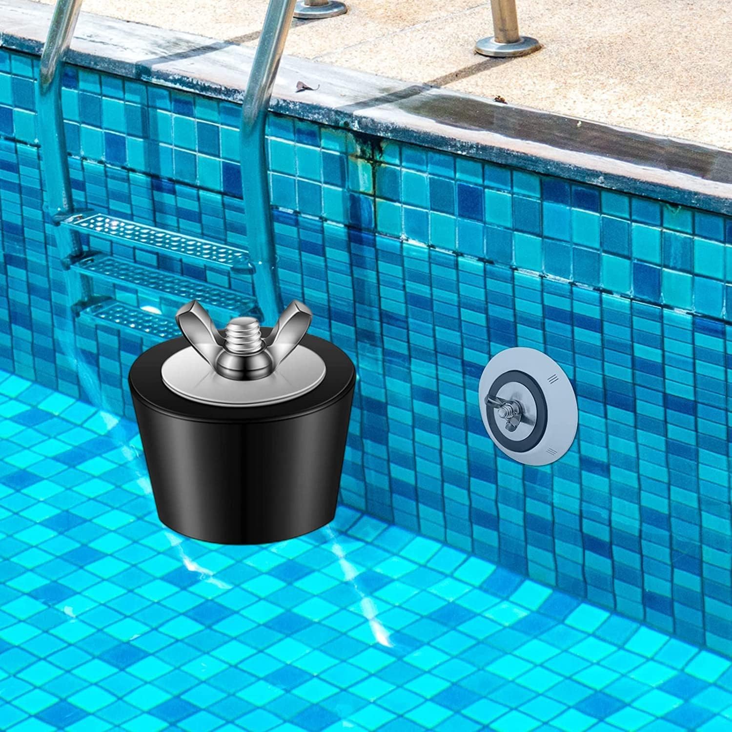 Snapklik.com : Pool Chill Plug Rubber Stopper Plug 2.5 Inch