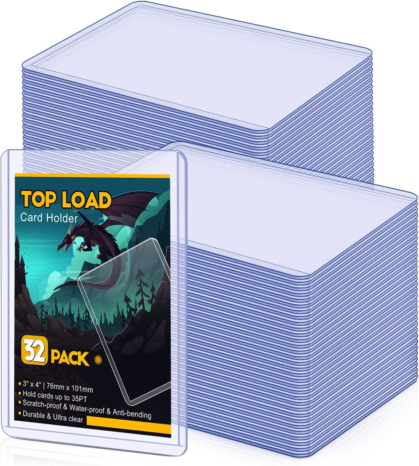 Amazon.com: Ultra Pro 100 Pcs Soft Card Sleeves, 2 5/8 x 3 5/8-Inches ...