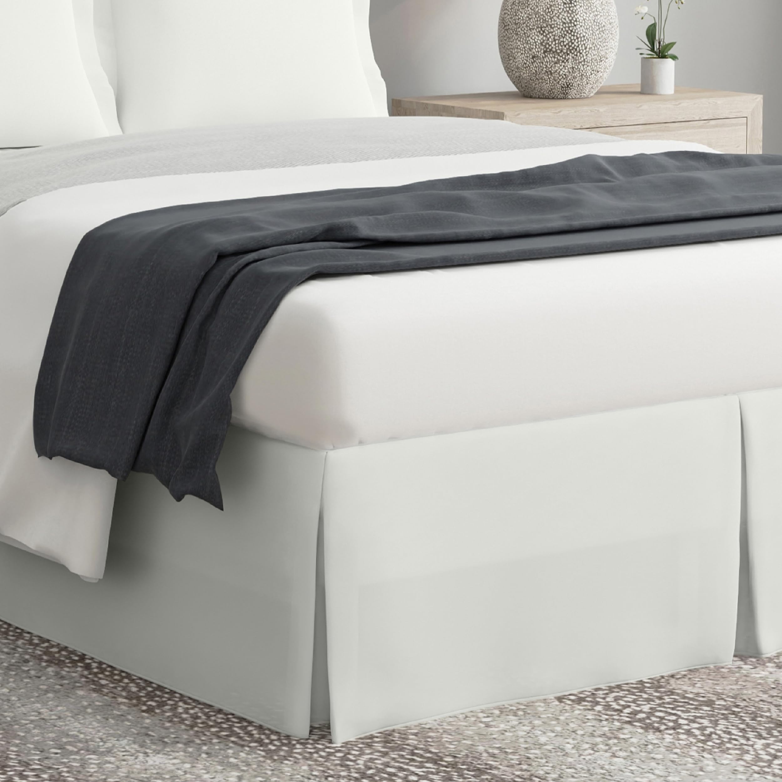 Amazon.com: Bed Maker’s Never Lift Your Mattress Wrap Around Bed Skirt ...