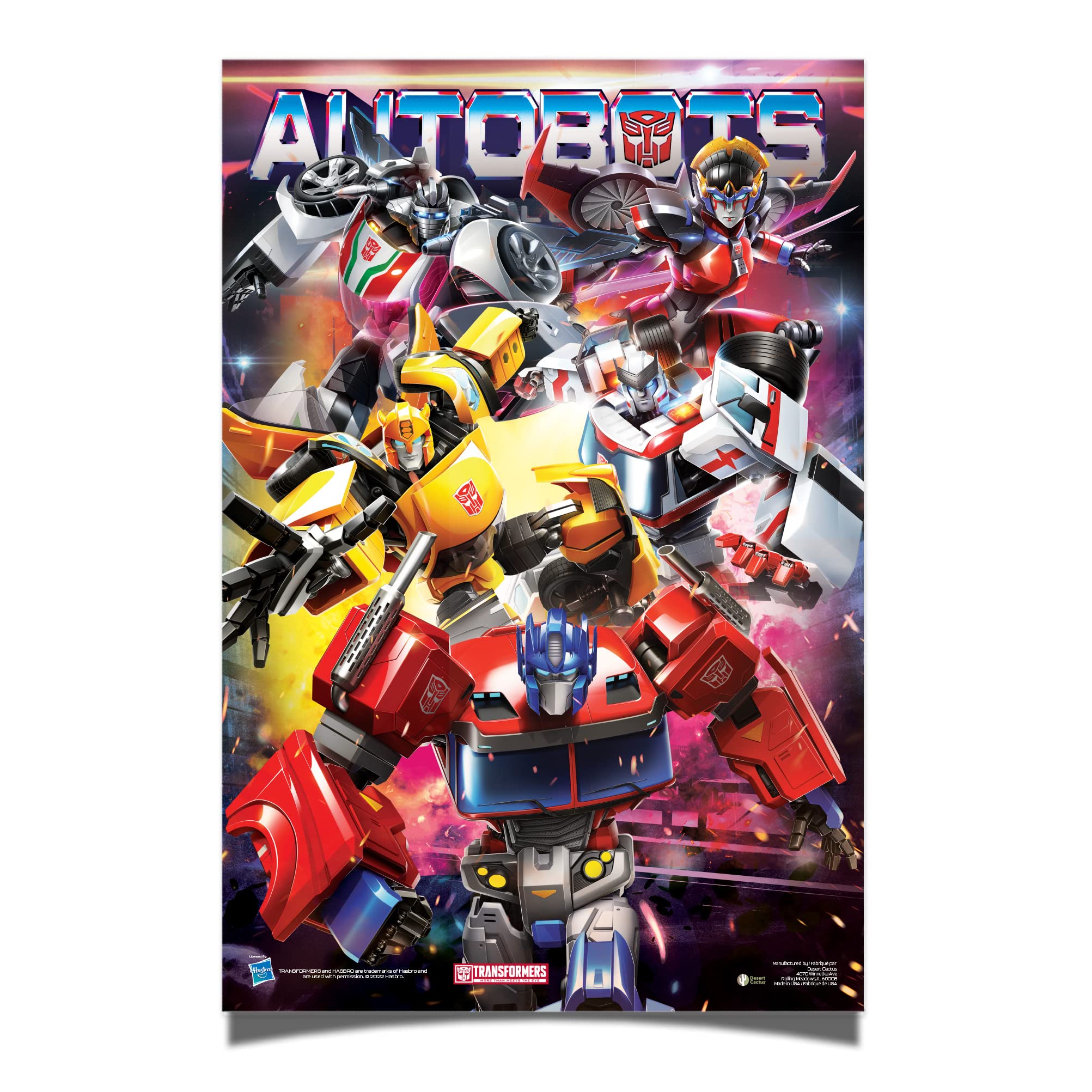 Amazon.com: Desert Cactus Transformers Poster 24 inches by 36 inches ...
