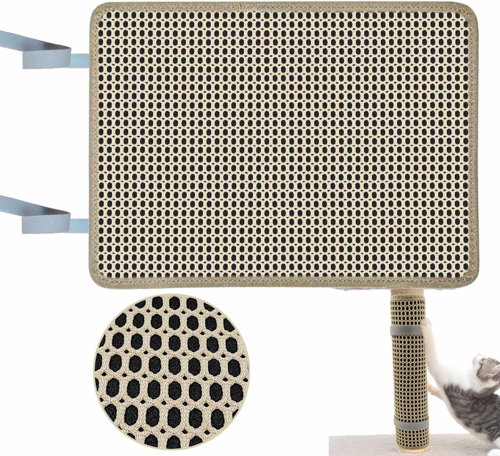 Amazon.com : Cat Nail File Scratcher Wrapped Around a Cat Scratching ...