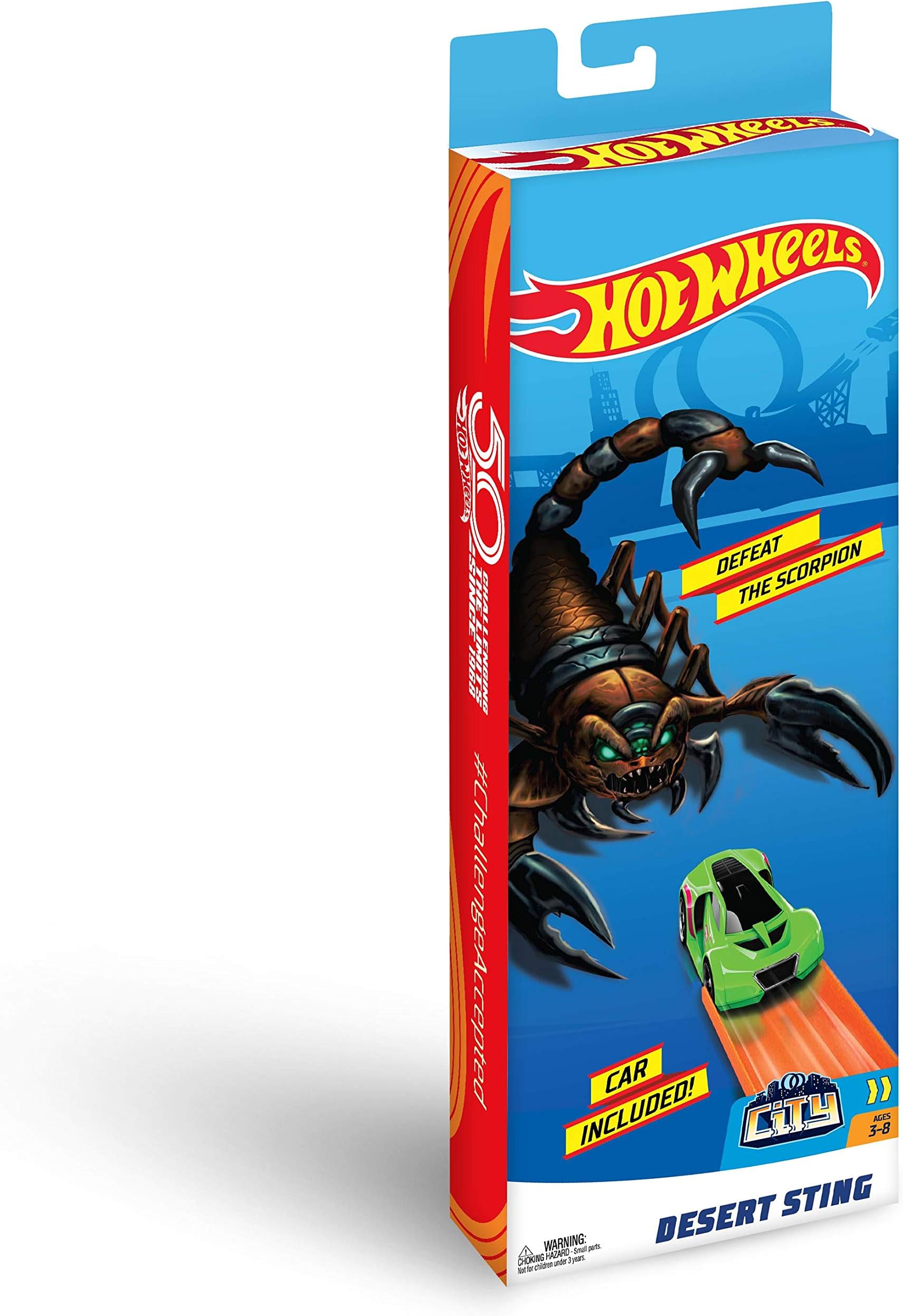 Buy Hot Wheels Plastic Entry Level Trackset Includes 1 Die-Cast Car ...