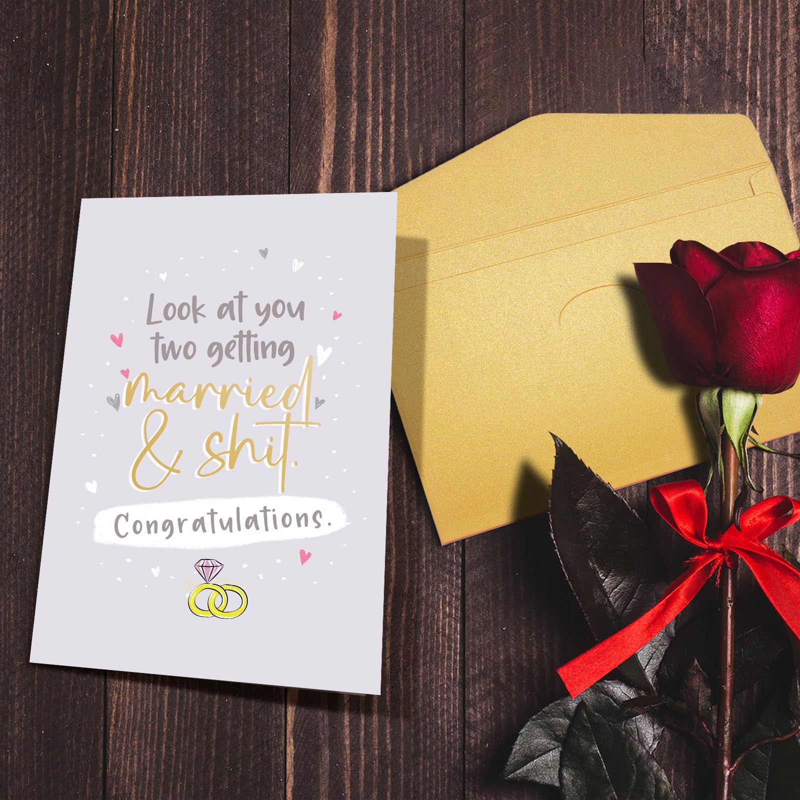 Snapklik.com : Funny Marriage Congratulations Card, Rude Engagement ...