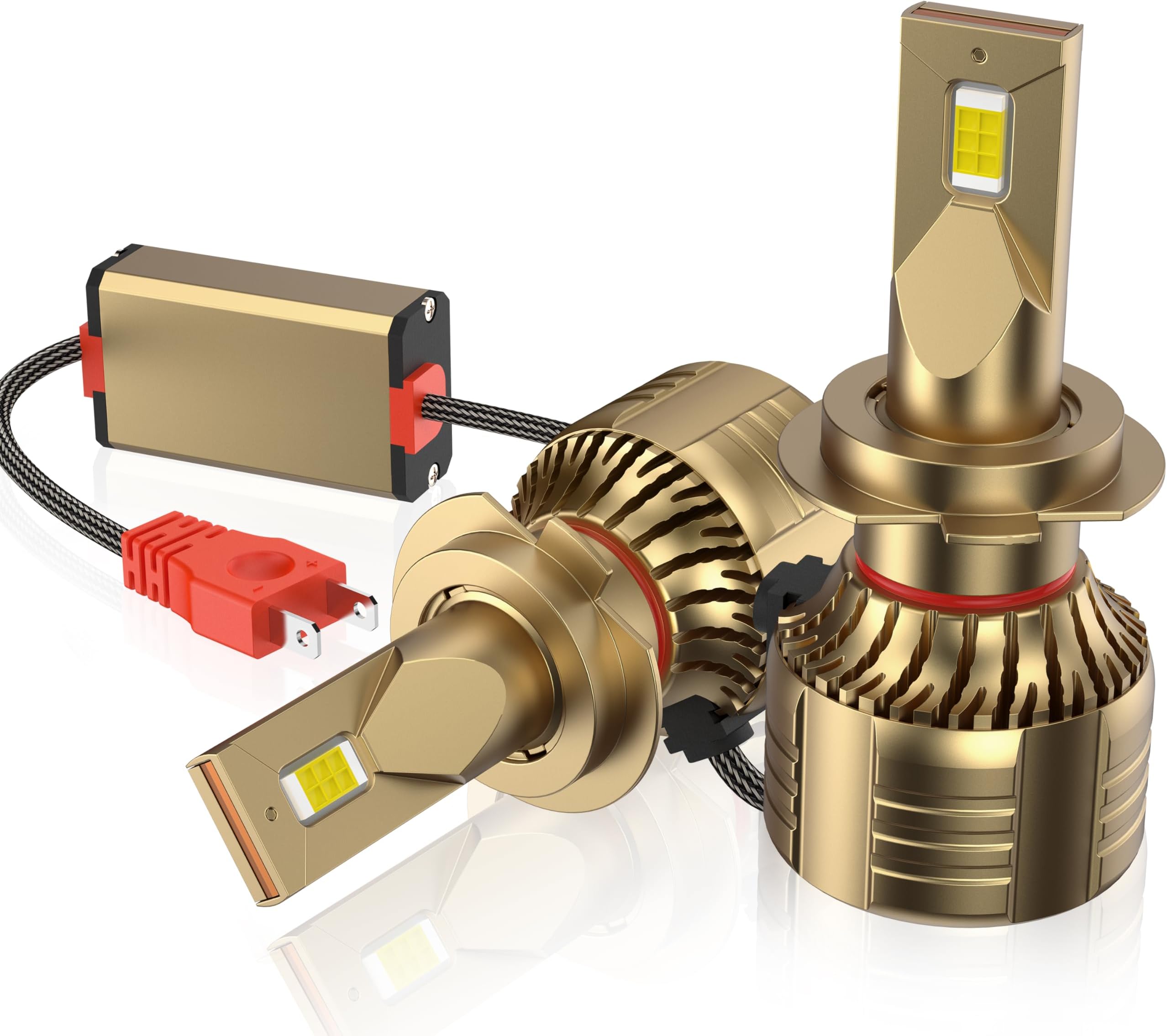 H4 H7 H11 9005 9006 H1 H3 Kit De Faros Auto Led 18000lm Luz Alta Baja ...