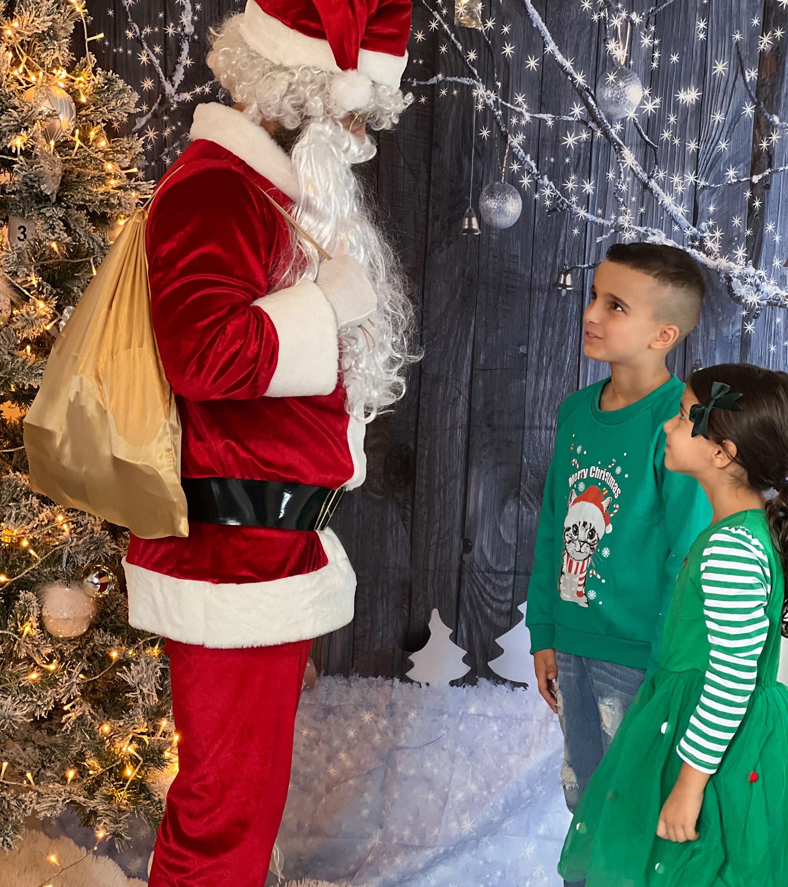 Snapklik.com : Santa Suit Adults Christmas Santa Claus Costume For Men ...