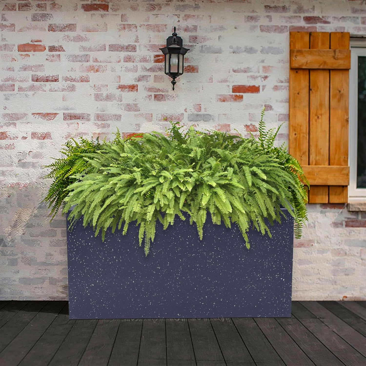 JP PLANTERS 16" Fiberglass Trough Planter 32" L x 16" W x 16" H ...