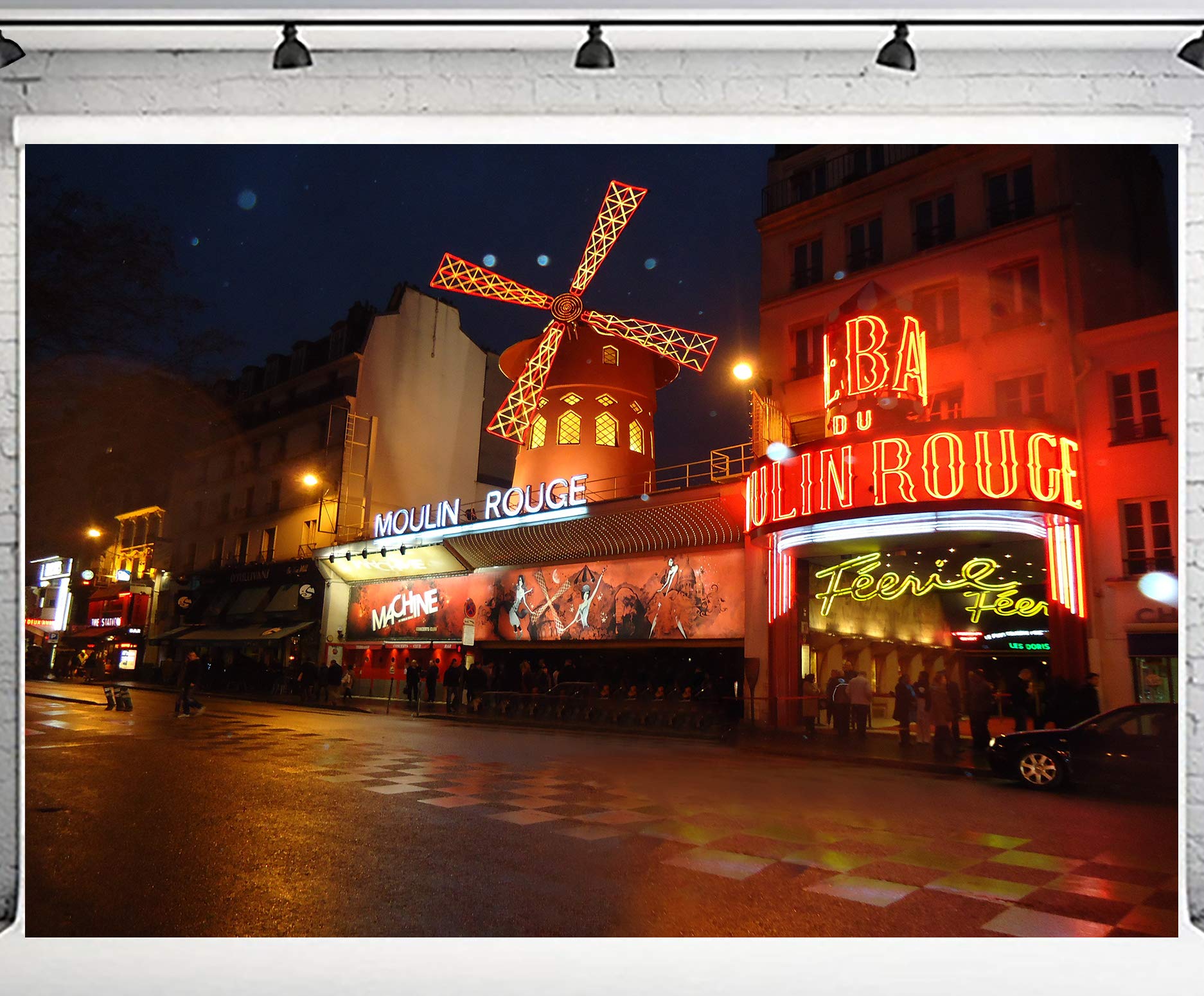 Moulin Rouge Windmill Background