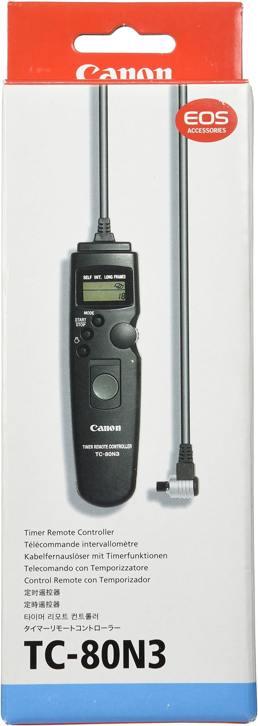 Canon TC-80N3 Timer Remote Controller for EOS 10D, 20D, 30D, 40D, 50D ...
