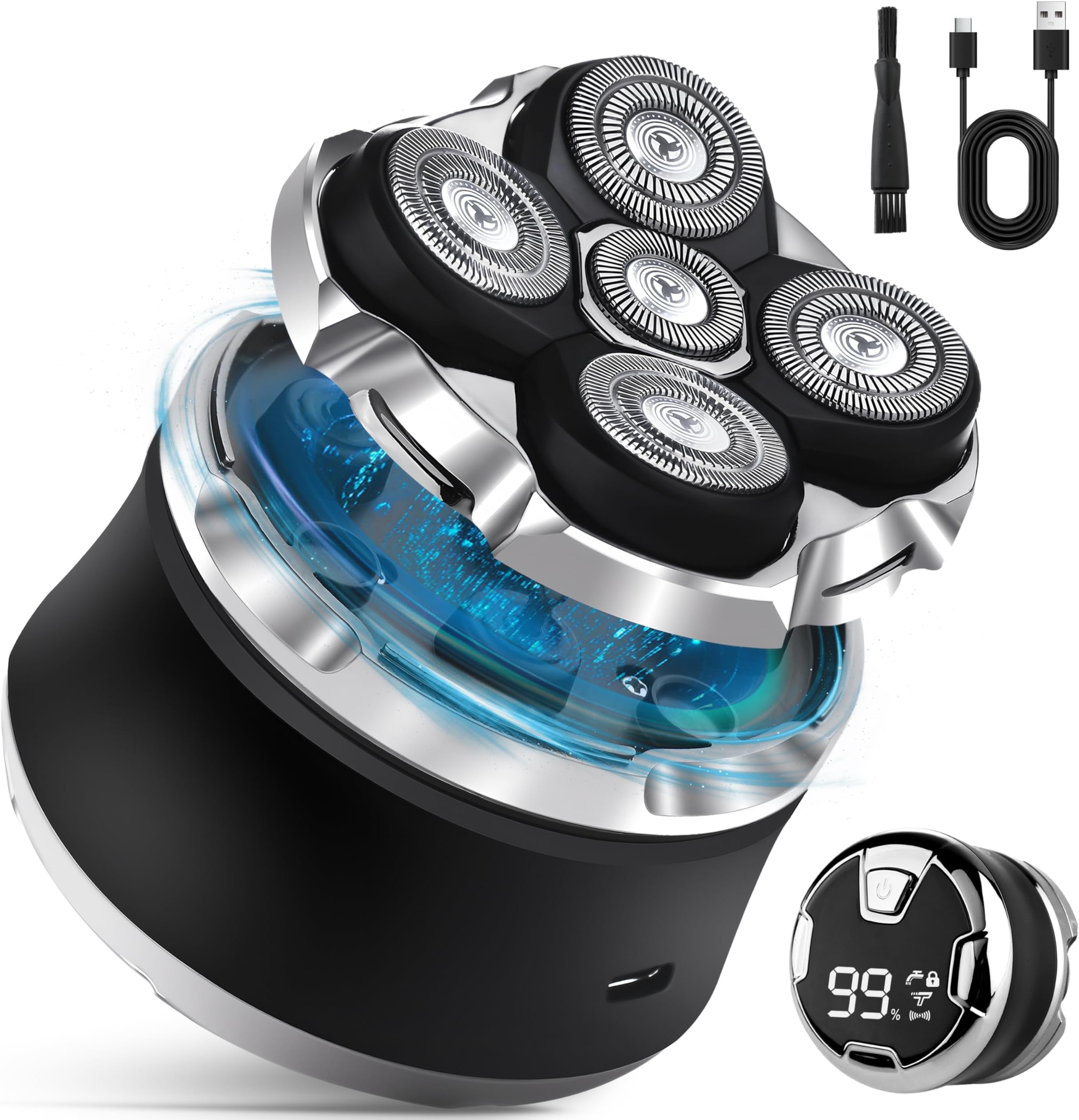 Amazon.com: Toncoke Head Shavers for Bald Men - 5D Rechargeable Head ...