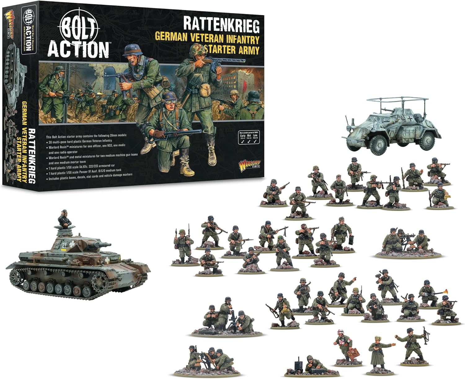 Amazon.com: Warlord Games Bolt Action: Rattenkrieg German Veteran ...
