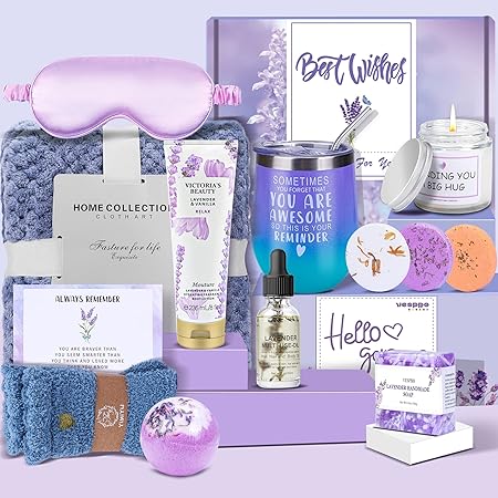 Amazon.com: Gifts for Women,Spa Gift Baskets for Women Spring Gifts for ...