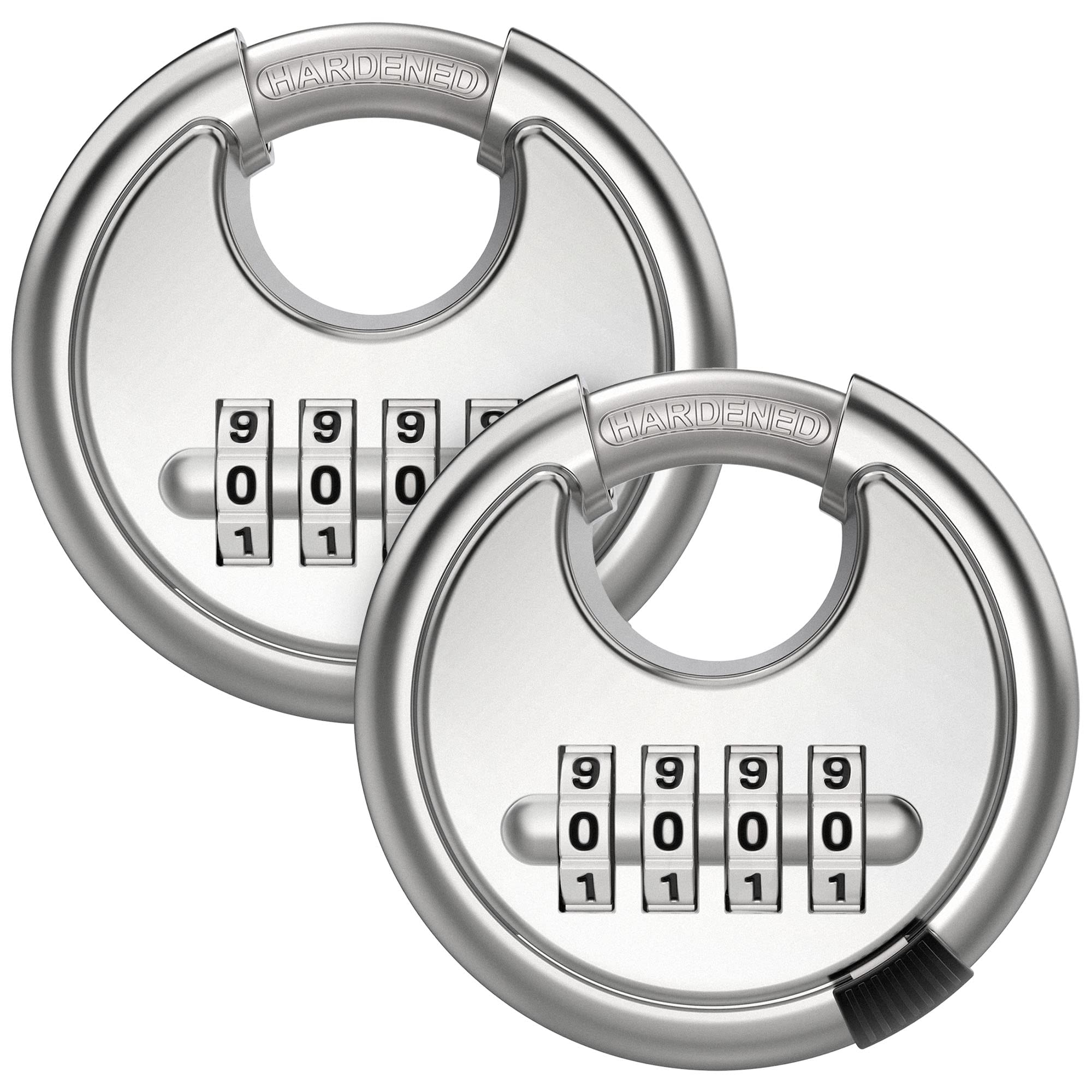 Puroma Combination Lock, Stainless Steel Disc Padlock with Hardened ...