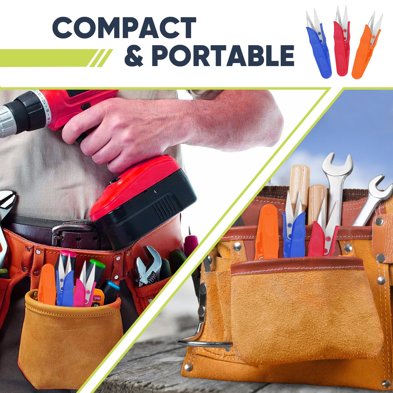 Snapklik.com : 12 Pack Thread Snips For Cutting, Thread Cutter Yarn ...