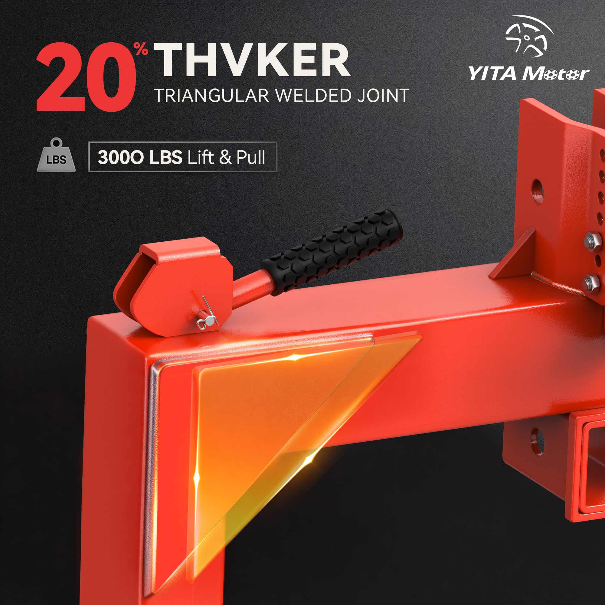 Snapklik.com : YITAMOTOR 3 Point Quick Hitch, 3000lbs 3-Pt Trailer ...