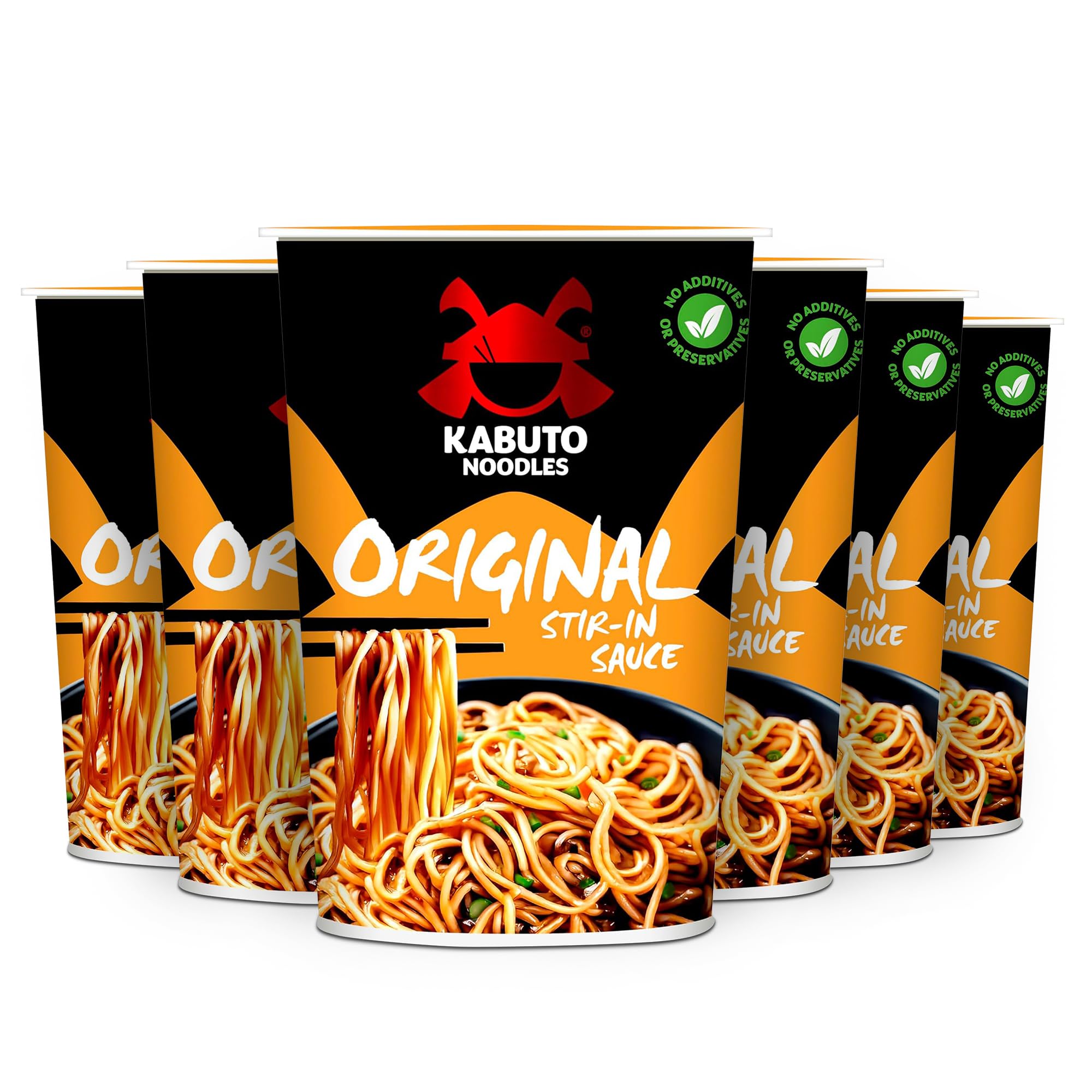 Kabuto Noodles Original Stir-In Wok Style 6 x 90g | Premium Instant ...