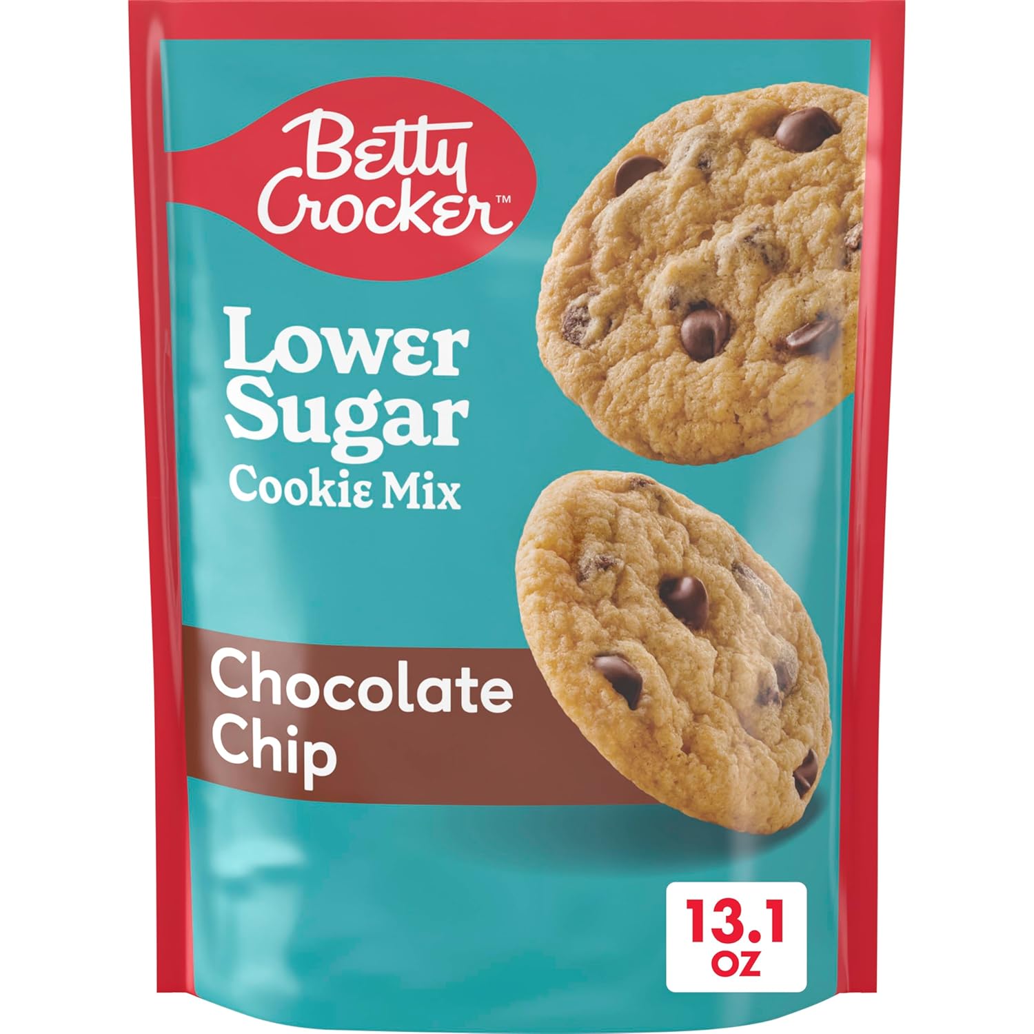 Amazon.com : Betty Crocker Lower Sugar Cookie, Chocolate Chip Cookies ...