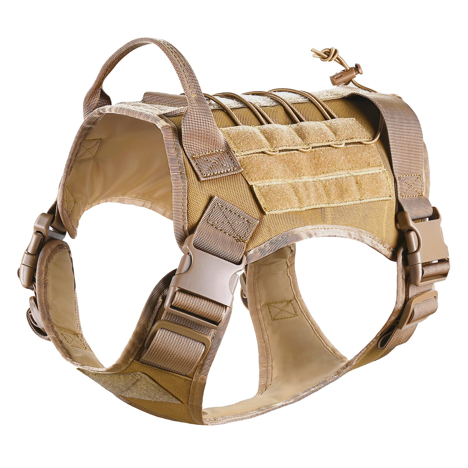 Snapklik.com : Tactical Dog Vest Harness Heavy Duty Dog Pet Working ...