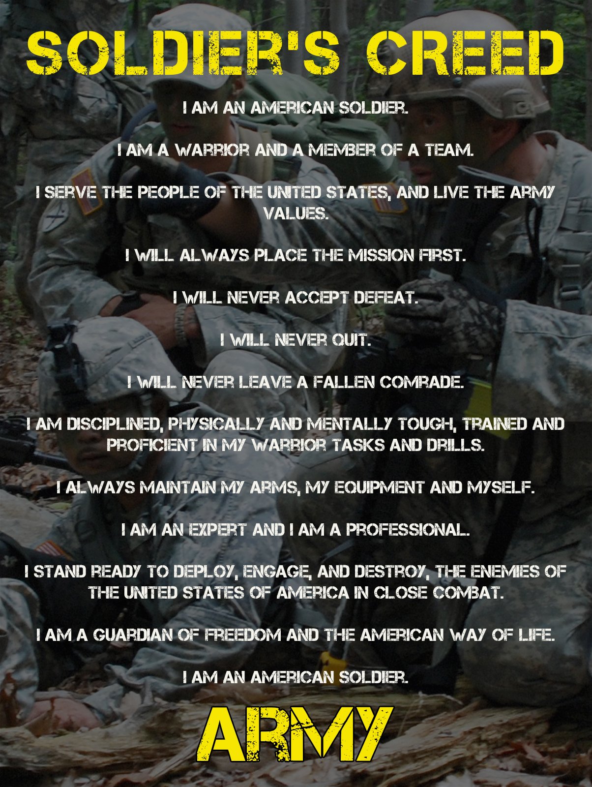 Army Tankers Creed
