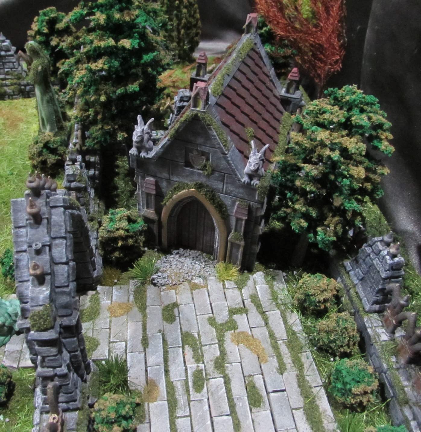 $4/mo - Finance EnderToys Mausoleum Graveyard Scene, Terrain Scenery ...