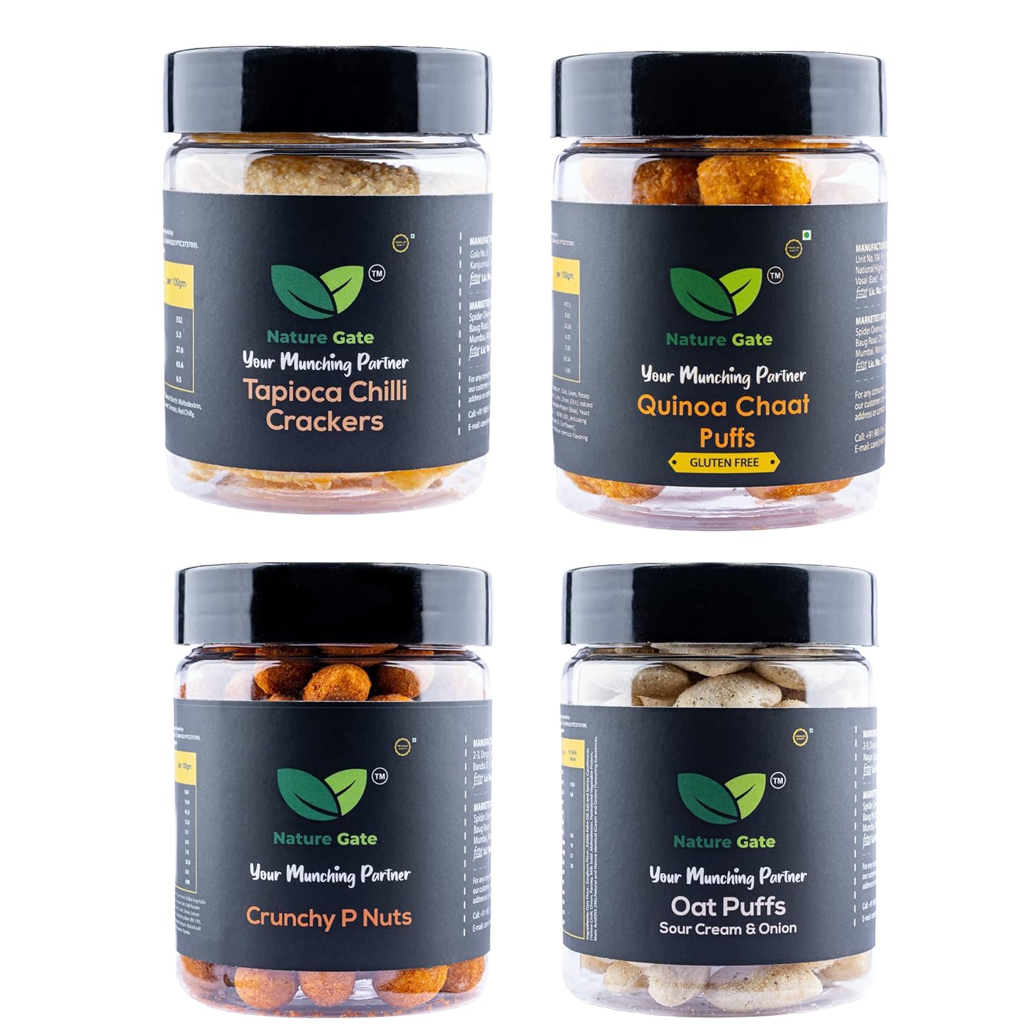 Amazon.com: Nature Gate Tapioca Chilli + Oat Puffs Sour cream & Onion ...