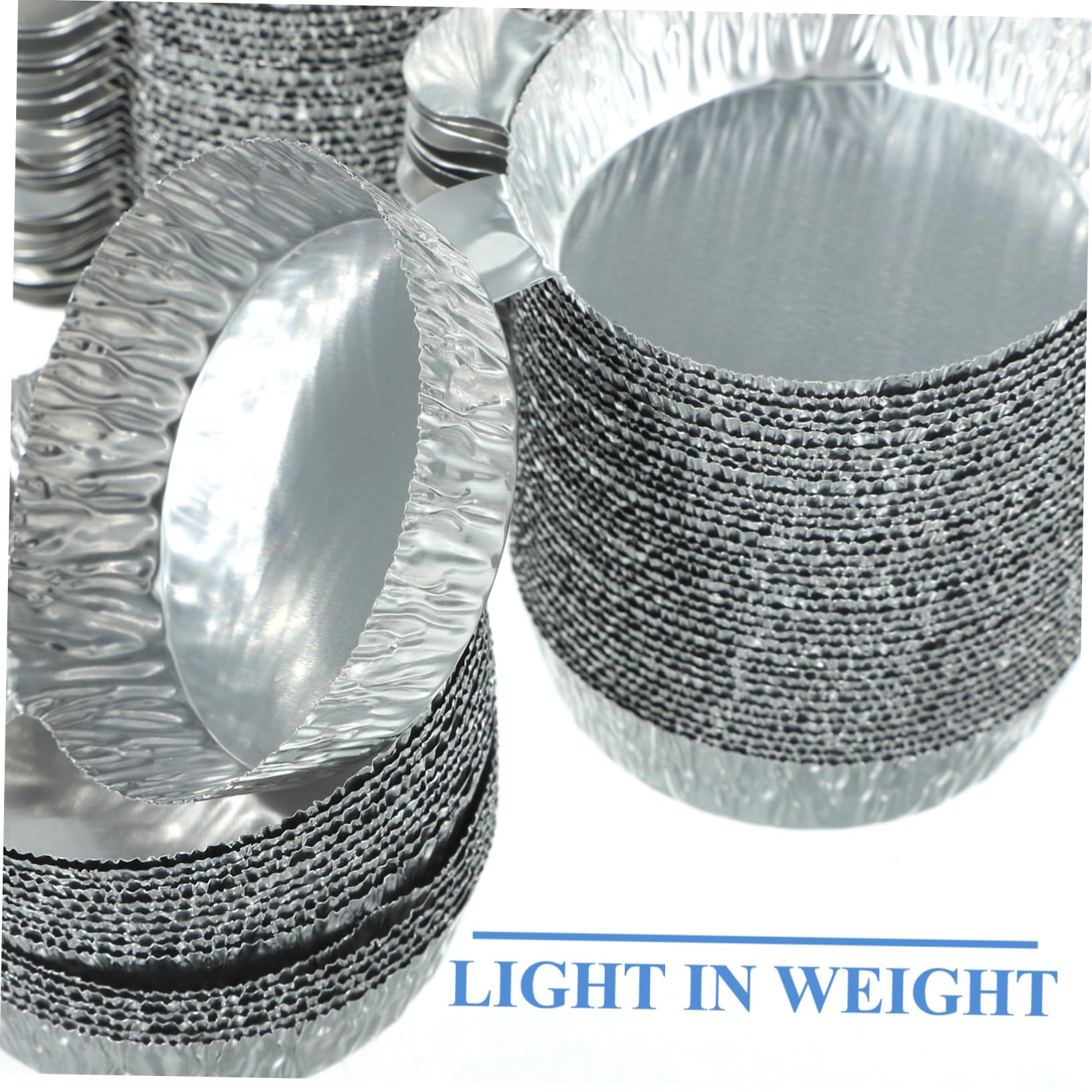 Tin Pan Carrier Weighing Boats 50-Pack Aluminum Foil Weighing Dishes ...