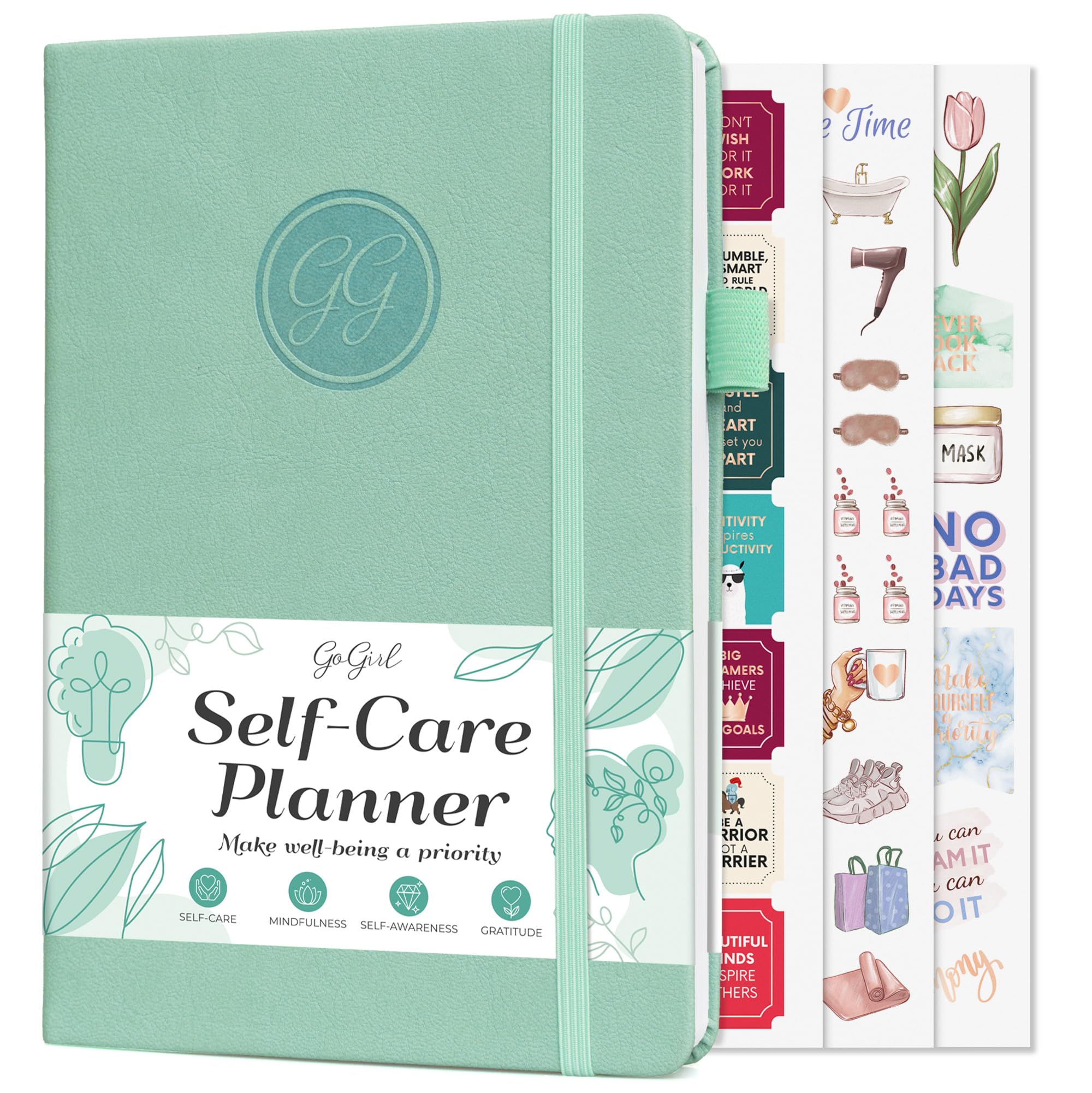 Snapklik.com : GoGirl Self-care Journal Daily Mental Health Notebook