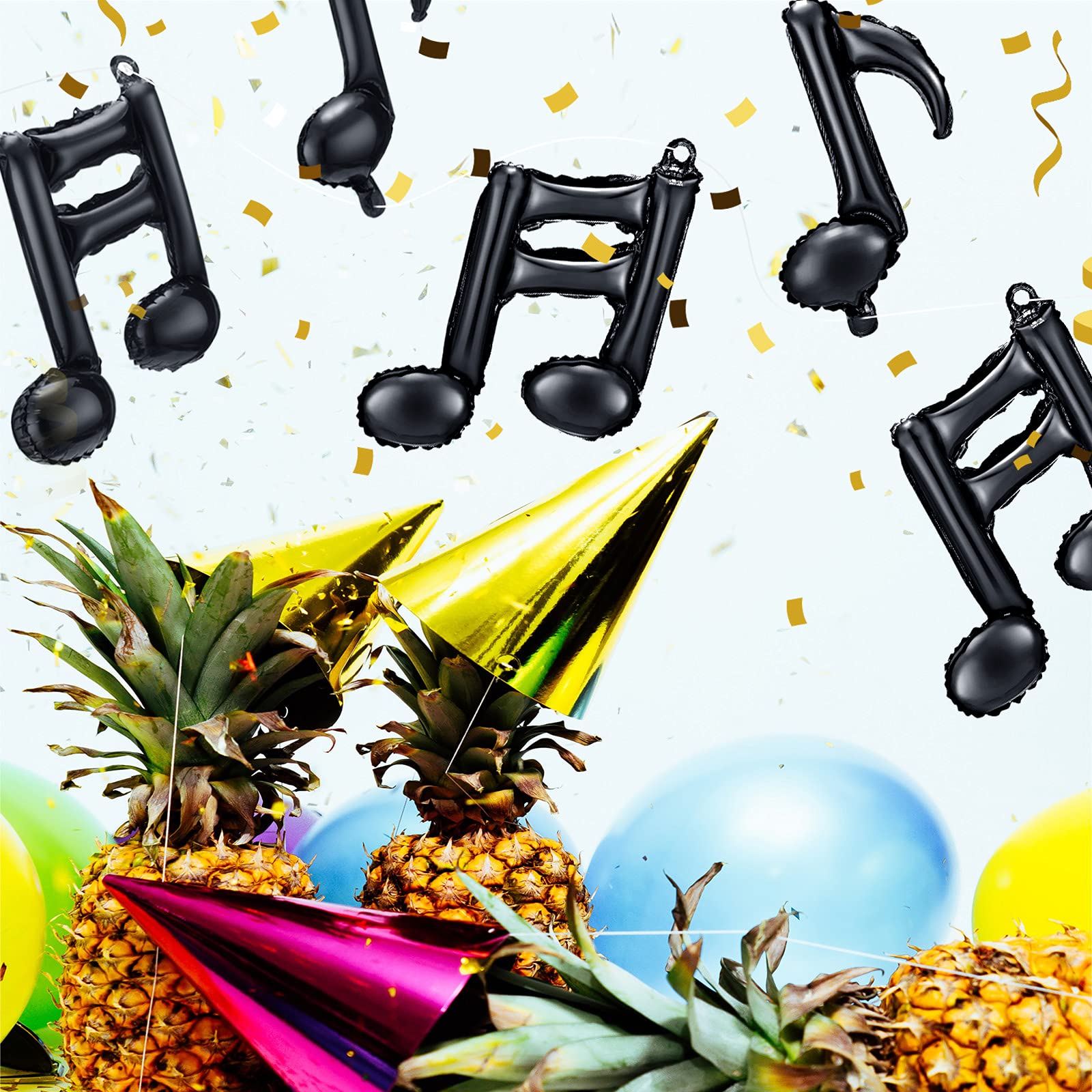 Snapklik.com : 10 Pieces Musical Note Aluminum Foil Balloons Guitar ...