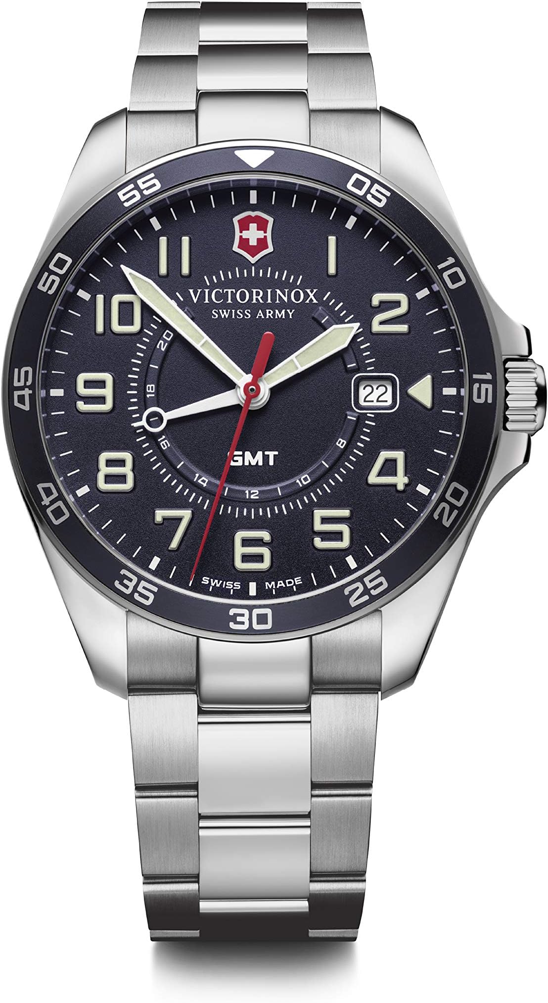 Victorinox Maverick Analogue Men's Stainless Steel Watch(Green Dial ...