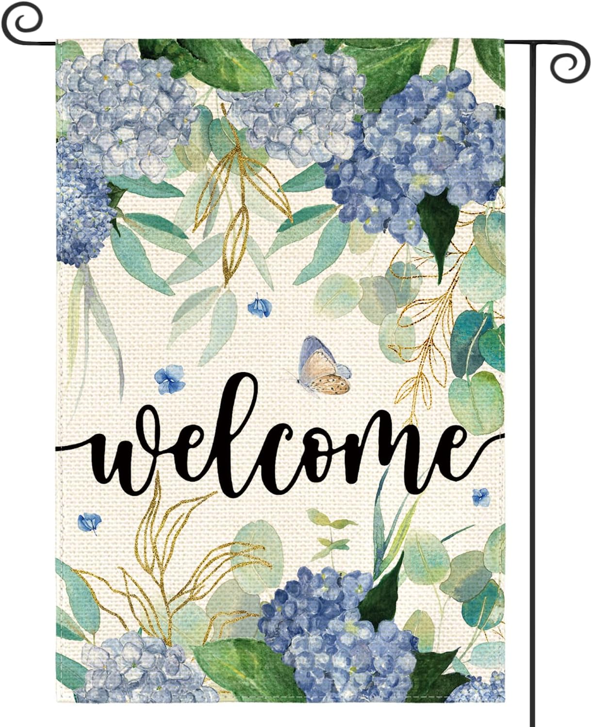 Amazon.com : AVOIN colorlife Spring Hydrangea Flowers Garden Flag 12 x ...