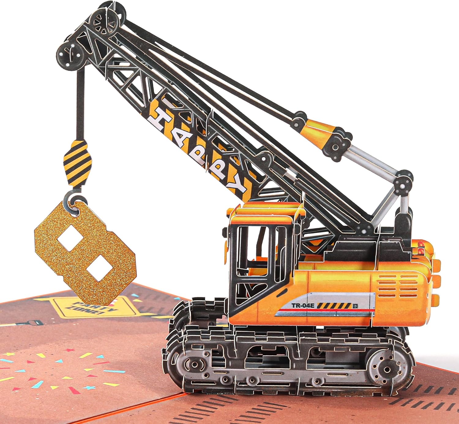 Amazon.com: Liif Crane Happy 8th Birthday Card for 8 Years Old Kids, Boy, Son : Office Products