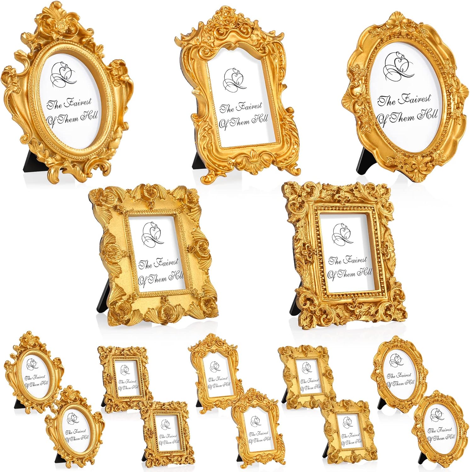 Amazon.com - Maitys 15 Pcs Mini Picture Vintage Frames Tiny Antique ...