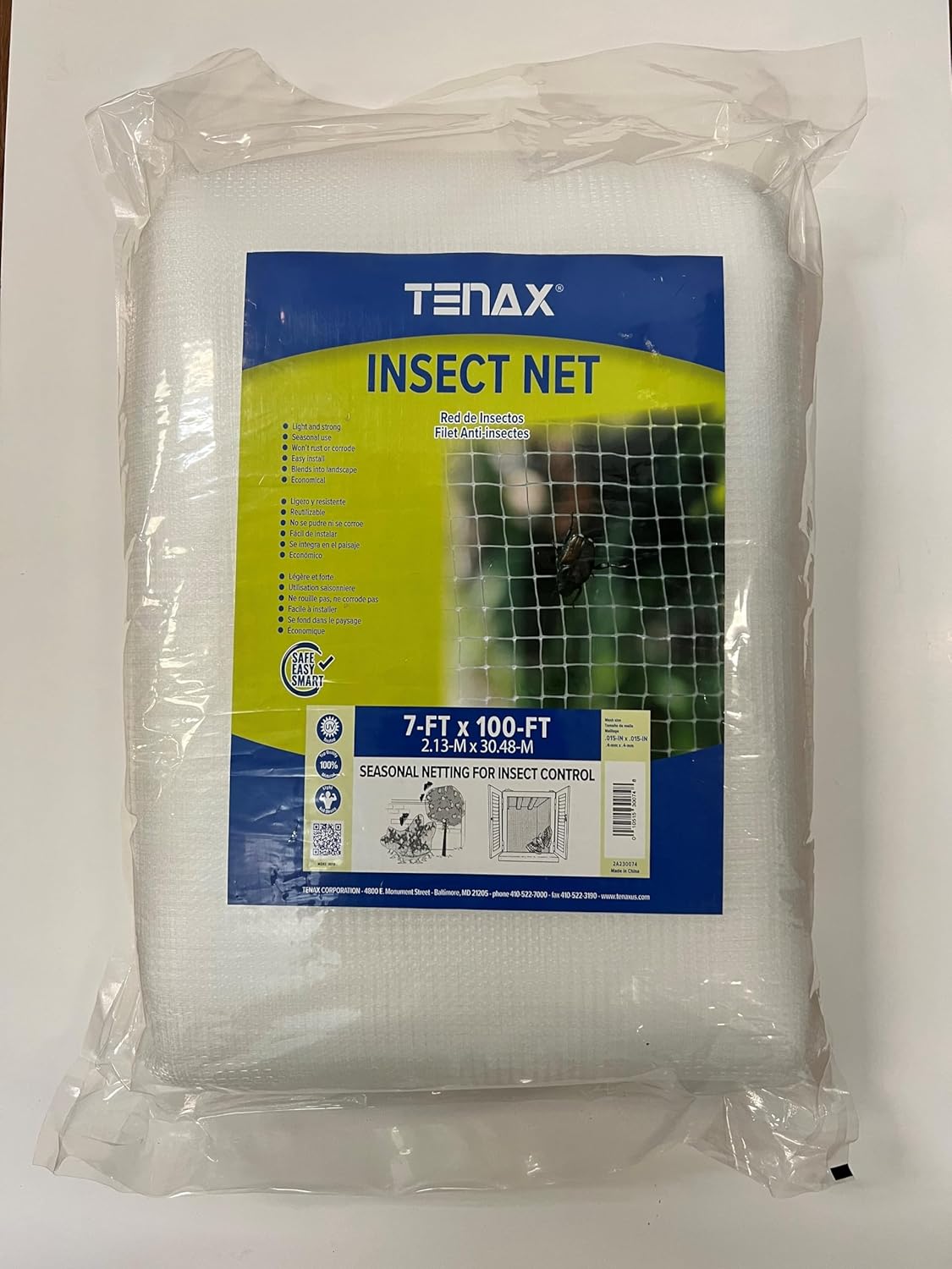 Amazon.com : Tenax 72010108 Insect Netting : Patio, Lawn & Garden