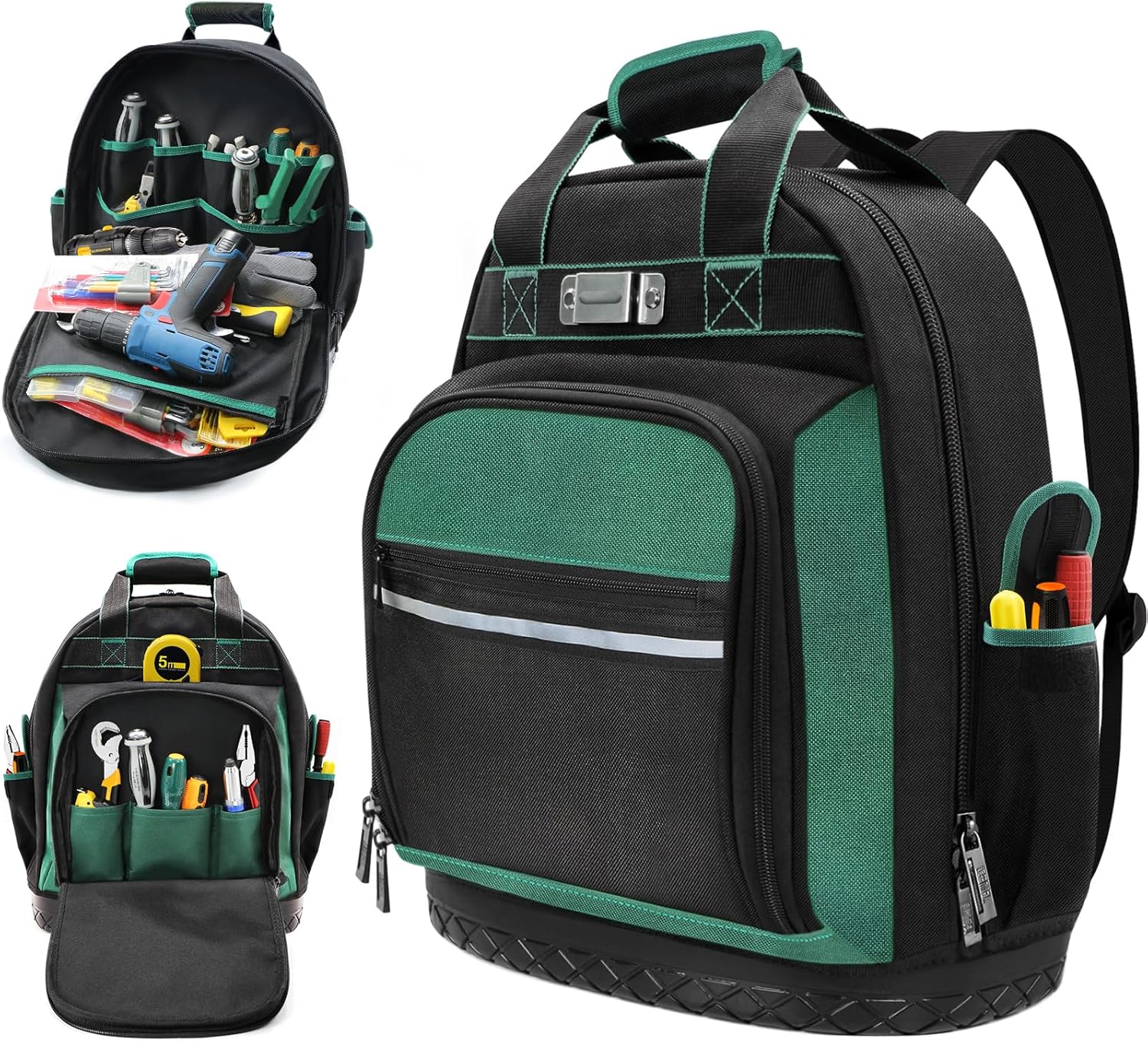 Electrician Tool Backpack, Tool backpack for Men, Construction Tool Bag ...