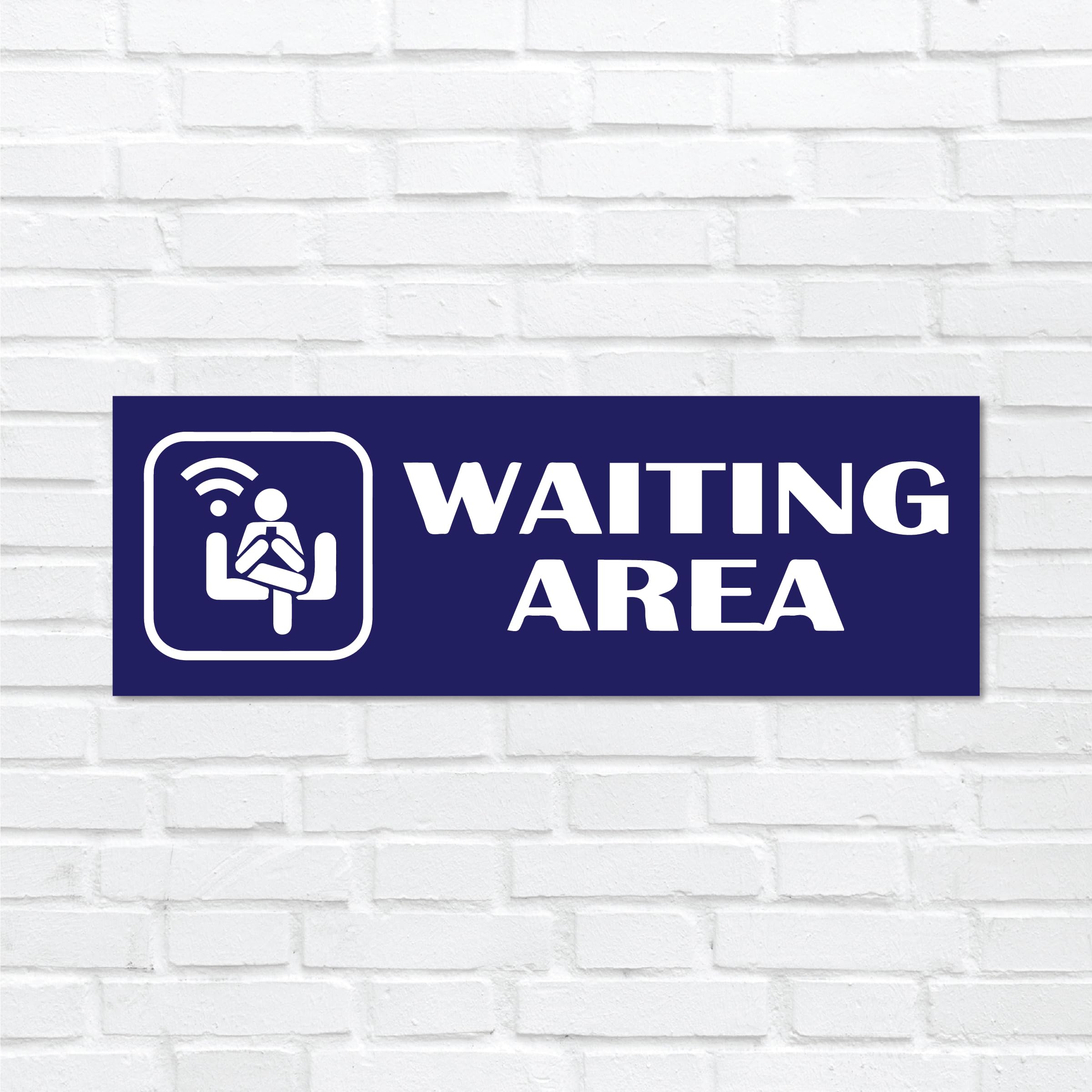 Buy SIGN EVER Waiting Area Sign Boards Office Hospital Bank Clinic ...
