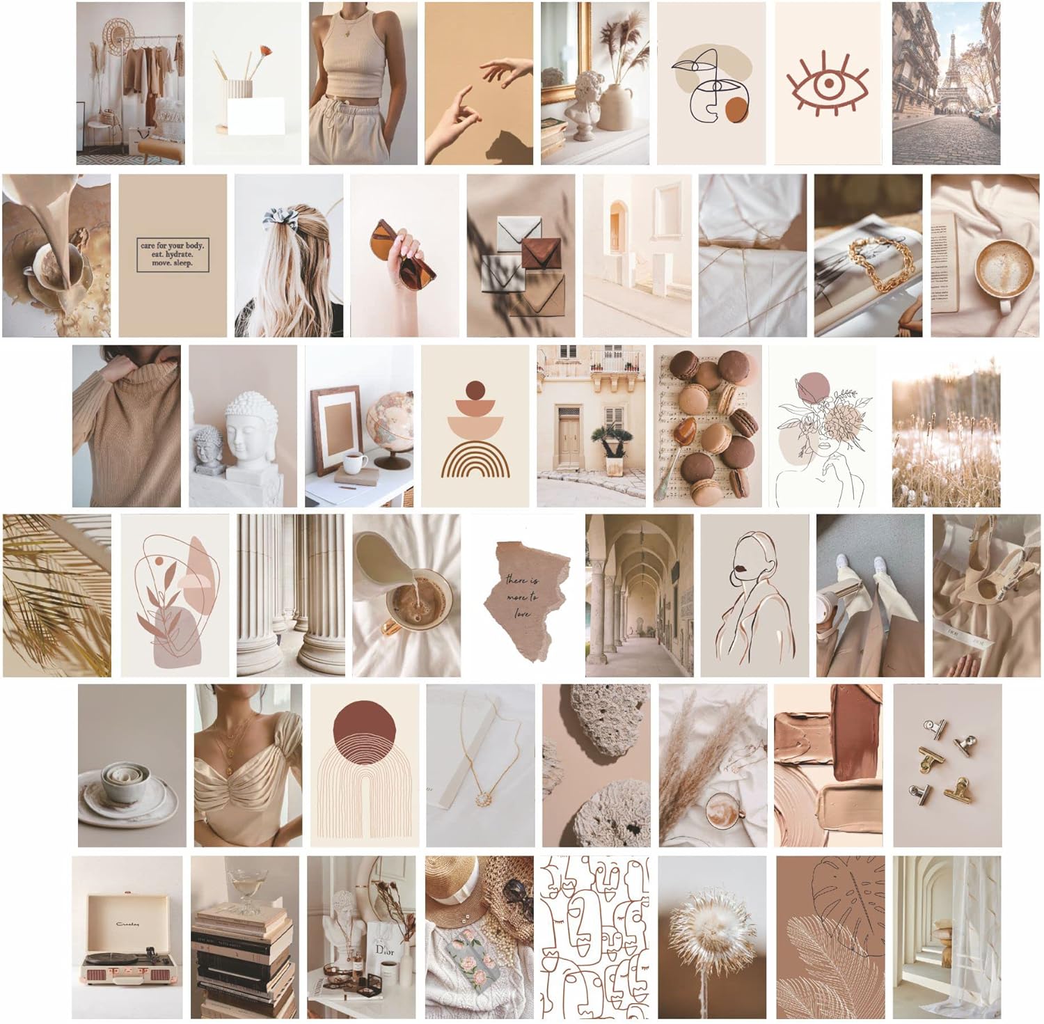 Boho Wall Collage Kit | 50 Aesthetic Pictures | 4x6 Nepal | Ubuy