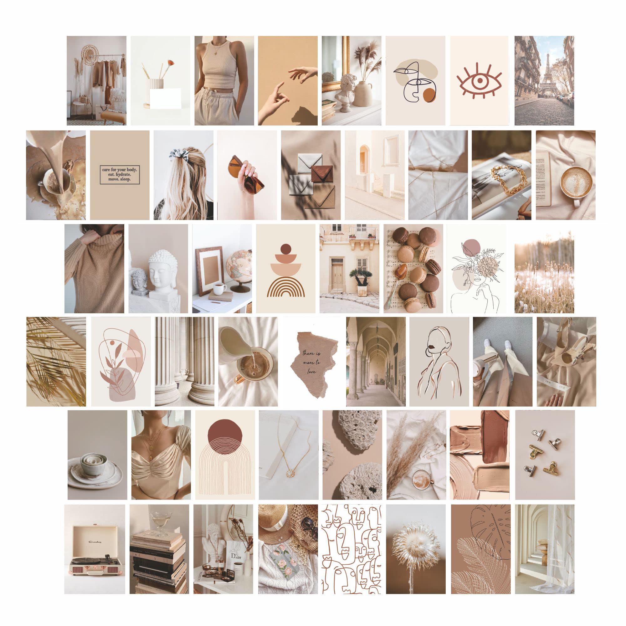 Buy POSEY Wall Collage Kit | 4x6 Inch 50 Picture Collage Wall Kit ...