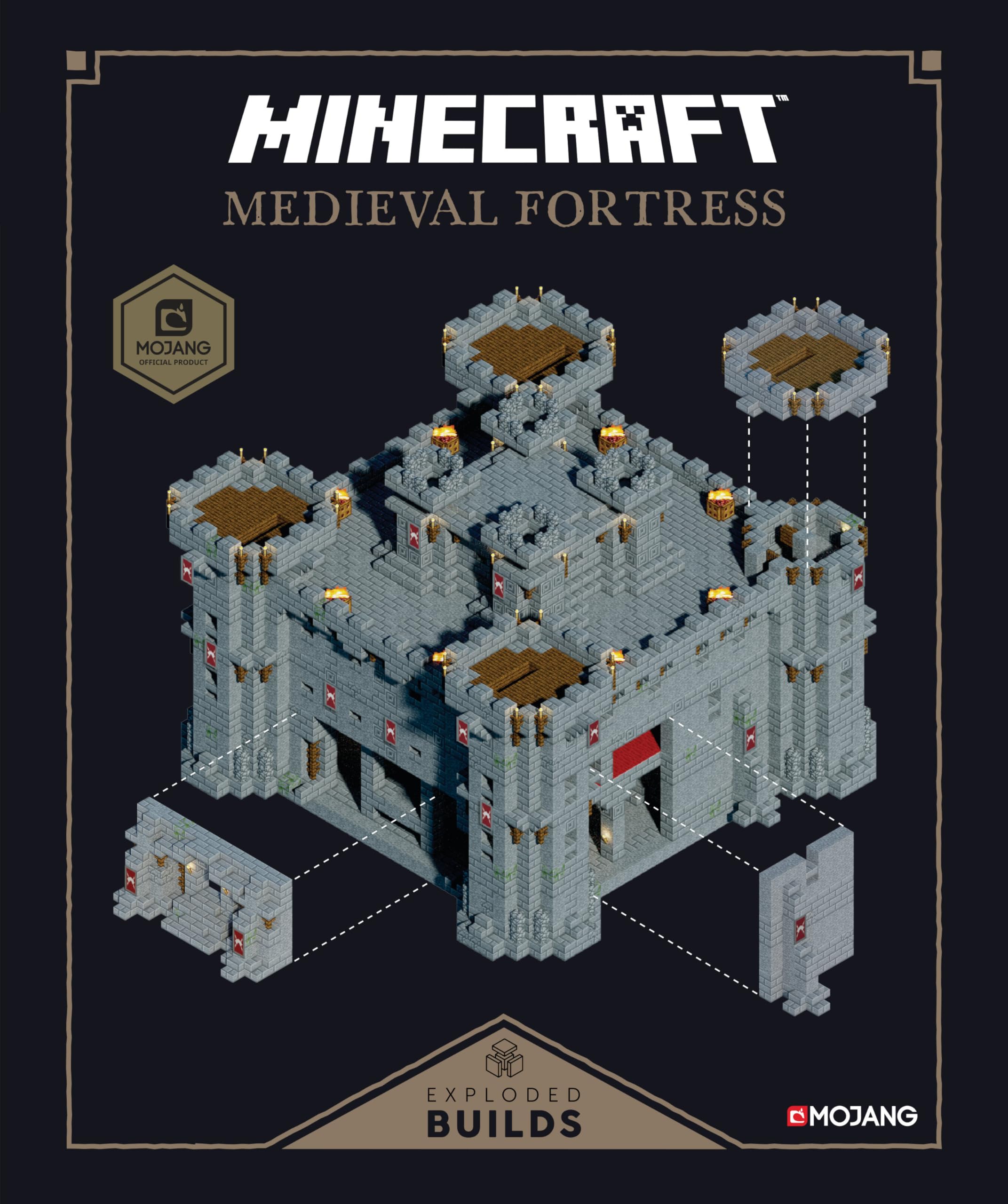 Amazon.com: Minecraft: Exploded Builds: Medieval Fortress: An Official ...