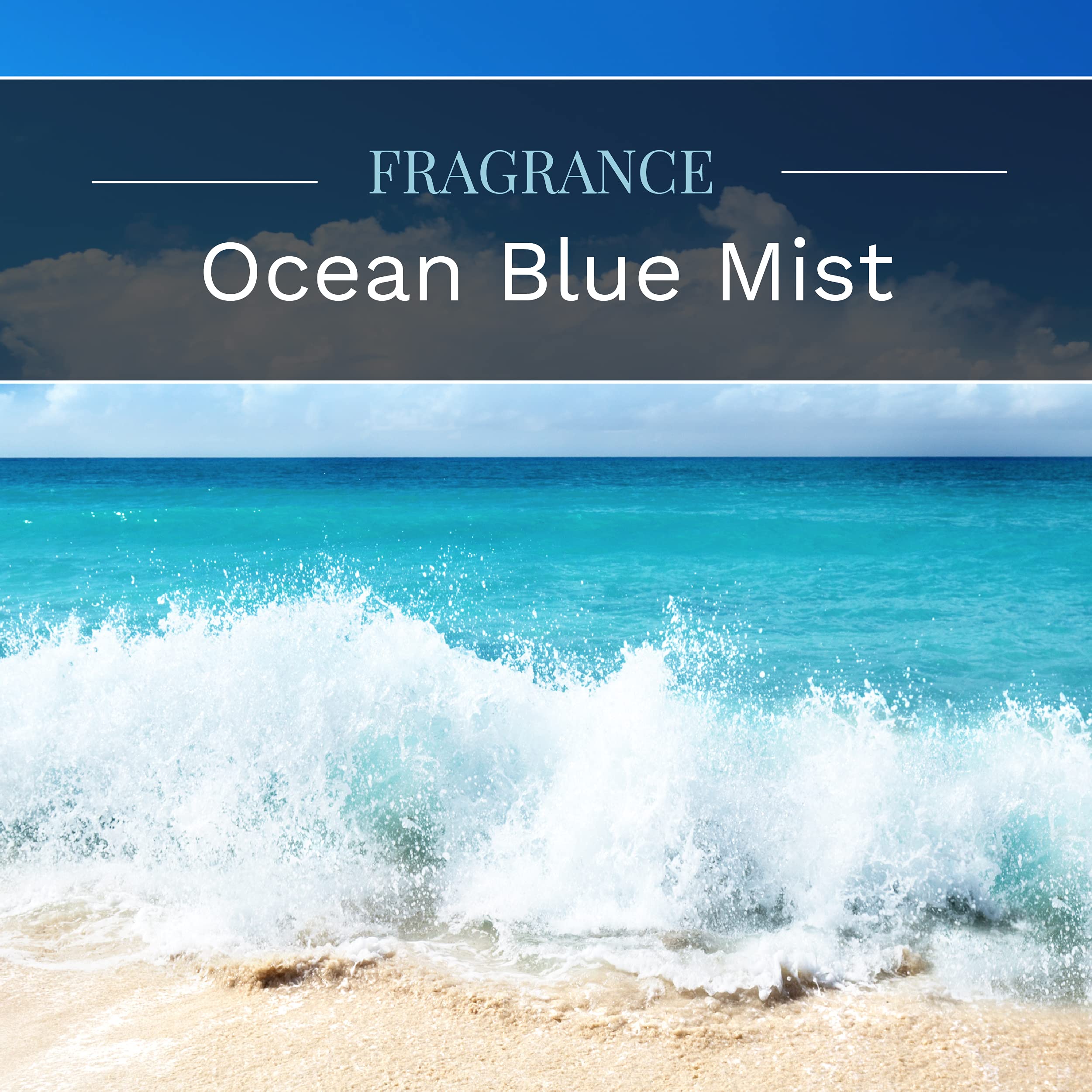 Snapklik.com : Candle-lite Scented Ocean Blue Mist Fragrance, One 18 Oz ...