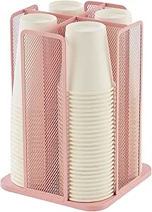 Amazon.com - Annova Paper Mug and Lid Holder Plastic Cup Storage ...