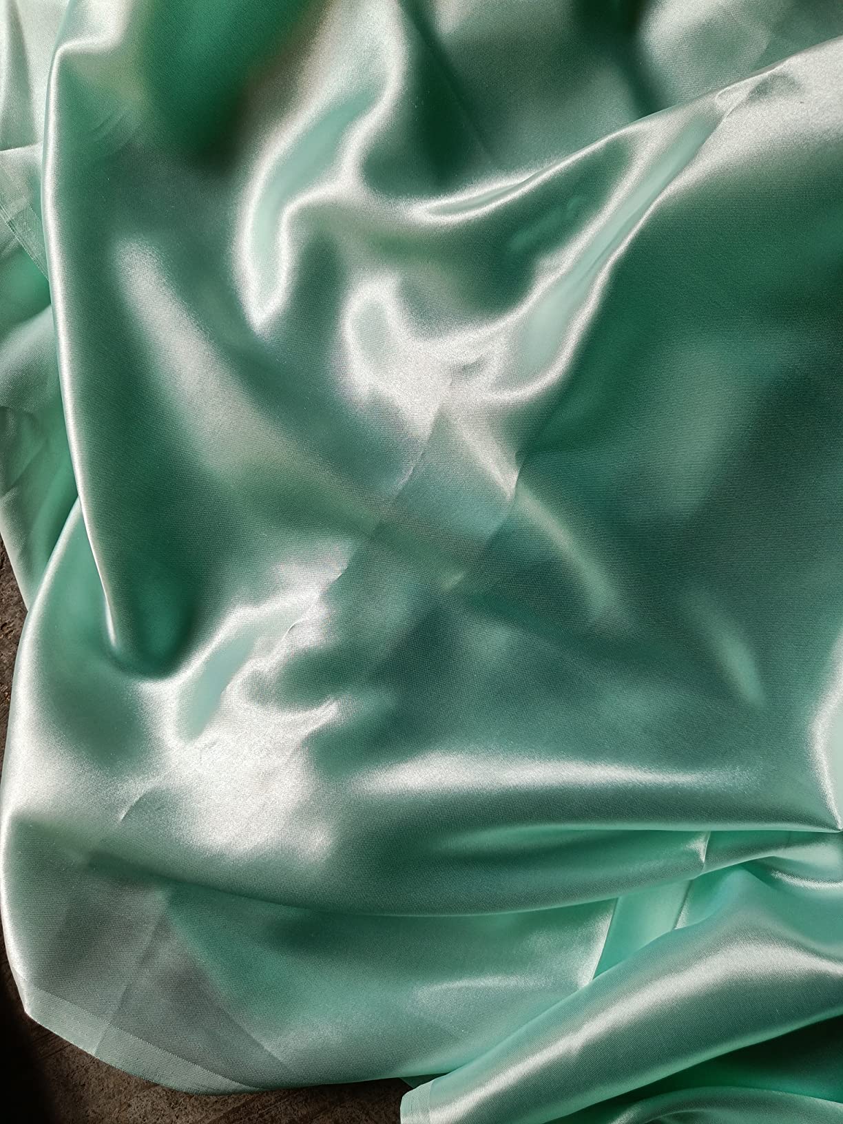 Megumi Silky & Shiny Satin Fabric for Dress Garment Cloth Material 44 ...