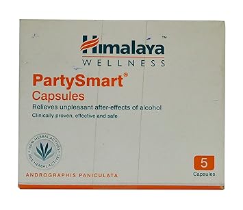 Buy Himalaya Party Smart Capsules,Pack Of 5 Pieces Carton Online at Low ...