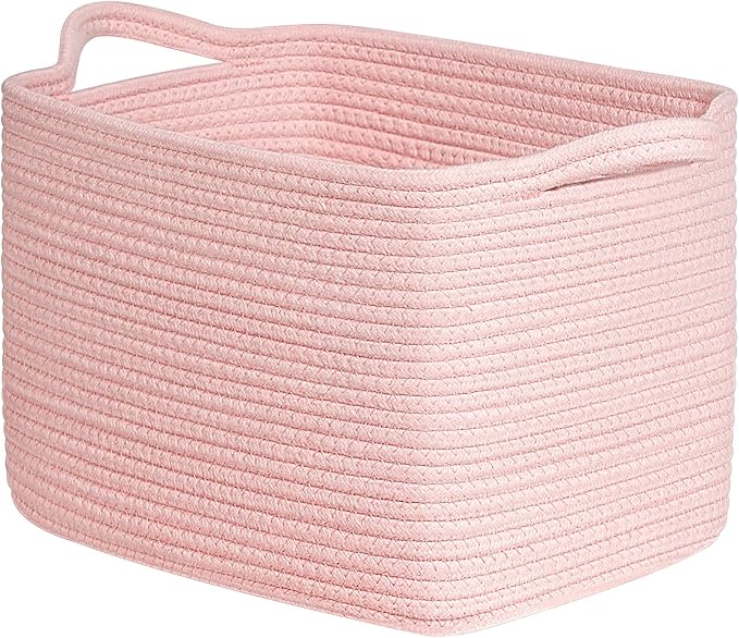 Amazon.com: INDRESSME Pink Storage Basket, Multipurpose Organizer for ...