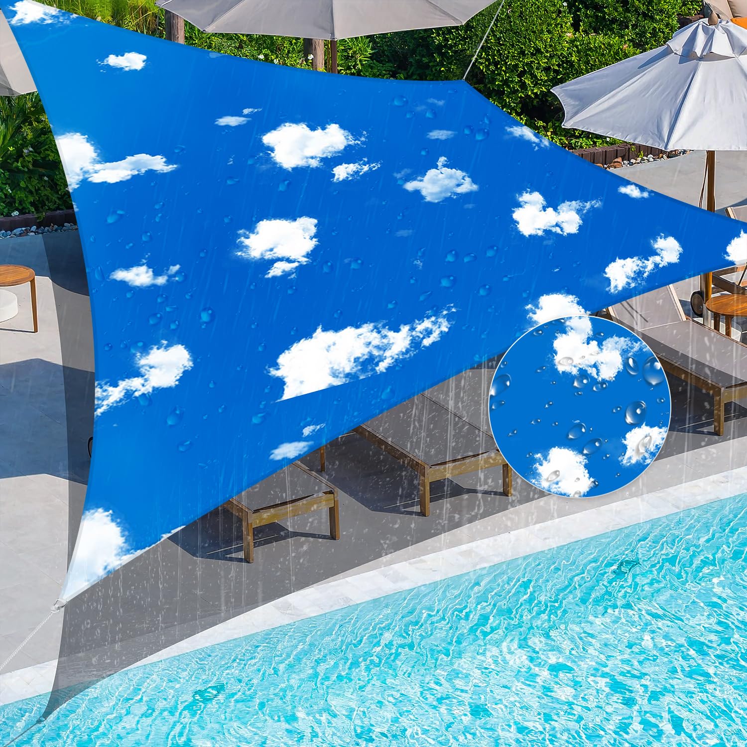 Snapklik.com : Coarbor Waterproof Sun Shade Sail 10x10 Rectangle Canopy ...
